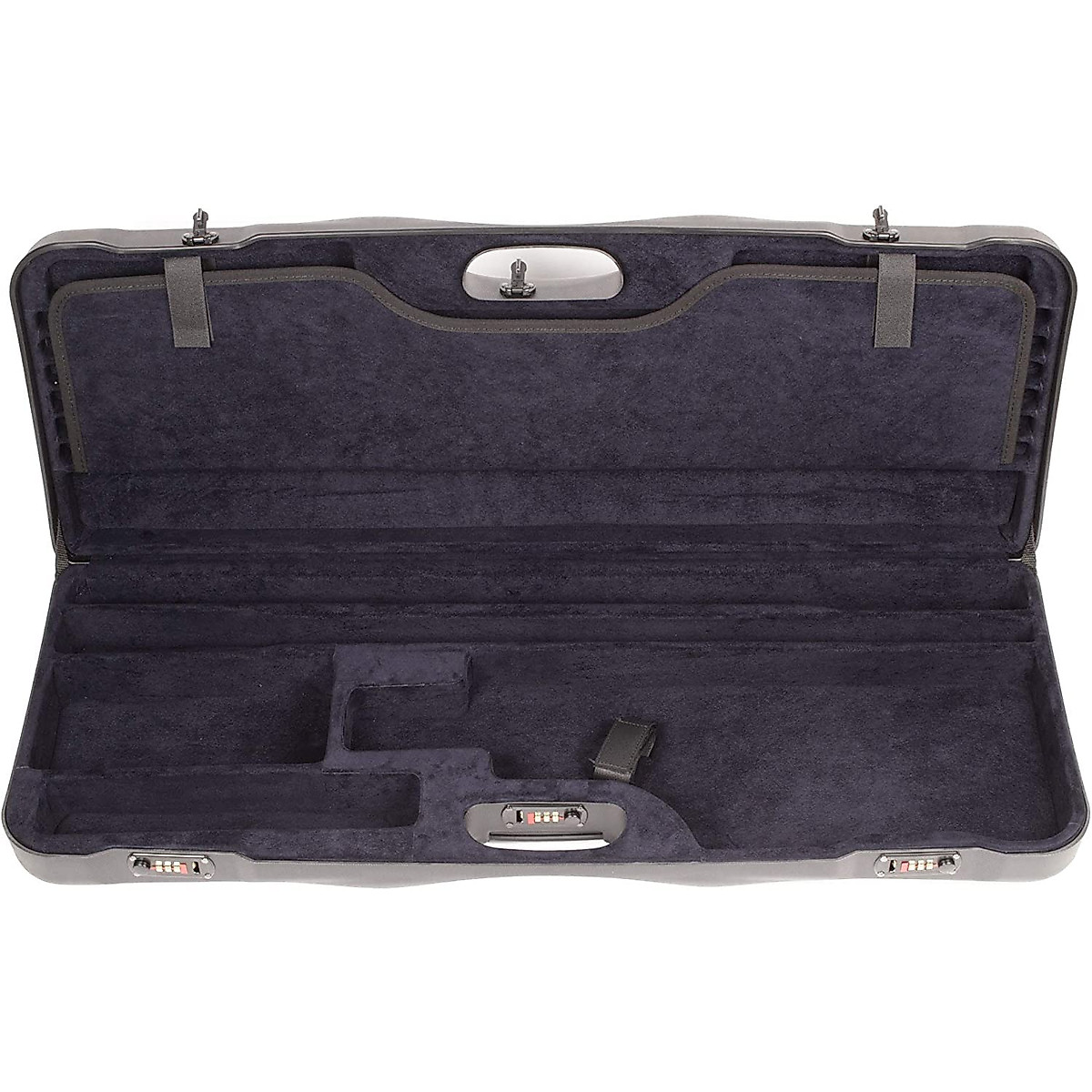 Negrini Cases 1652LR-TS/5040 Shotgun Case for O/U ABS/1 Gun/1 Barrel up to 33 1/2-Inch with 3 Tube Set