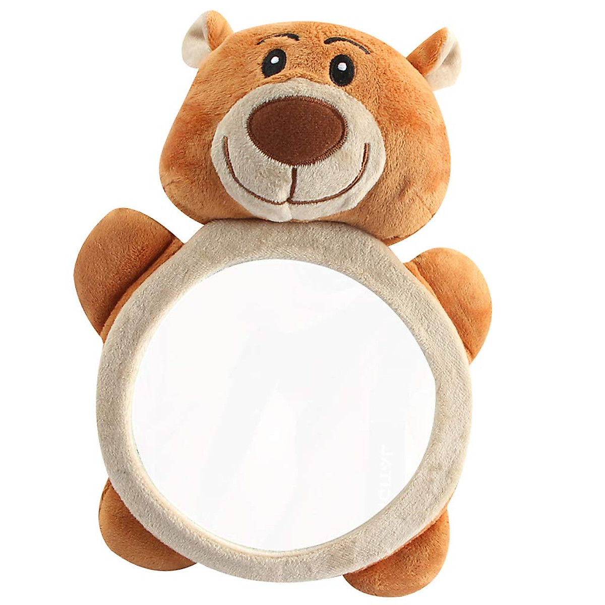 Soft Bear Frame Baby Car Mirror, Rear Facing Mirrors, Backseat Baby Mirror, Rear View Car Mirror, Shatterproof