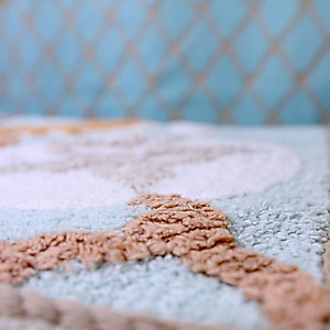 Avanti Linens - Bathroom Rug, Soft & Absorbent Bath Mat, Beach Inspired Bathroom Accessories (Seaglass Collection, 20" x 30")