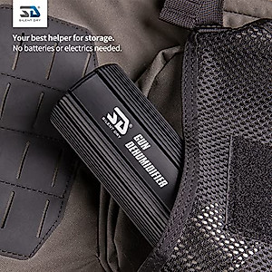 SD SILENT DRY Reusable Gun Safe Dehumidifier for Gun Accessories/Storage/Closet/Cabinet/Camera, up to 40L Safe, Shotgun Jr.