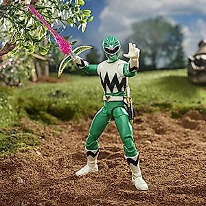 Power Rangers Lightning Collection Lost Galaxy Green Ranger 6-Inch Premium Collectible Action Figure Toy with Accessories Kids Ages 4 and Up