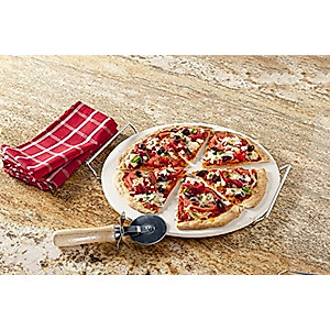 Nordic Ware, Tan Pizza Stone Set, 13 inch diameter