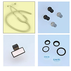 Compatible Replacement Tube by CardioTubes fits Littmann(r) MasterCardiologyI(r) and Littmann(r) Cardiology III(r) Stethoscopes - 7mm Binaurals Black on Black TUBING