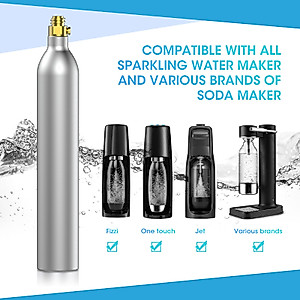 60L Co2 Carbonator Compatible with Sodastream Appliances [NOT FOR ART & TERRA],14.5oz, Set of 3