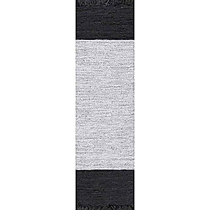 nuLOOM Hayworth Contemporary Runner Rug, 2' 6" x 8', Silver