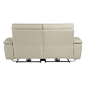 Lexicon Raelynn Power Double Reclining Loveseat, Taupe