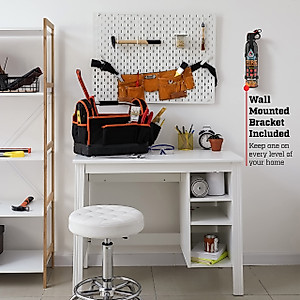 A+ Safety Portable Fire Extinguisher | 6-in-1 Small Fire Extinguisher for Home, Garage, Kitchen, Car | For Electric, Textile and Grease Fires | Non-Toxic, Easy Clean | Wall Mount Incl (4PK)