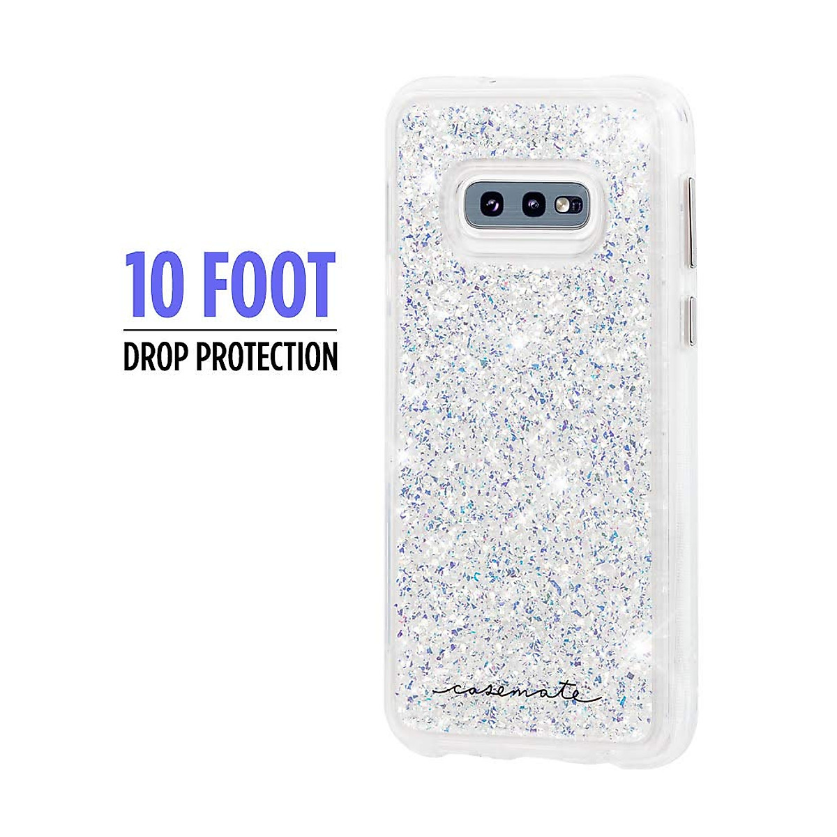 Case-Mate - Twinkle - Samsung Galaxy S10e,Thermoplastic Polyurethane,Slim Fit- Sparkle Case - Stardust