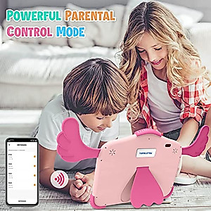 Kids Tablet 10 inch Tablet for Kids with Case Included, Android Toddler Tablet for Toddlers with WiFi 2.0MP+5.0MP Dual Camera IPS Screen Parental Control YouTube Netflix, 2GB 32GB Kids Learning Tablet