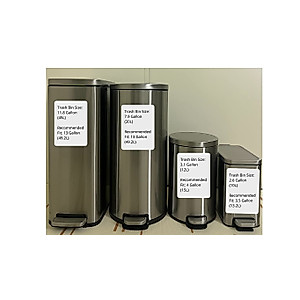 HappyFish 6-gallon (22.50L) Compostable, Extra-Thick Countertop Waste Bin Bags| Unscented Leak Proof Bags for Office, Home, Bathroom, Bedroom, Car, Kitchen, Pet(Green)1 Pack|76 Counts.