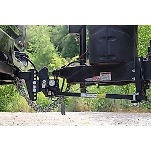 Weigh Safe TrueTow Weight Distribution WSWD8-2 with 4 Point Sway Control & Weight Gauge, 8" Drop 2" Shank 15,000 LBS Max GTW 1,500 LBS Max Tongue Weight - Includes 2-5/16" Tow Ball & 1 Pc Lock Set