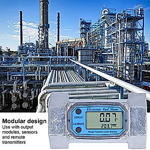 Flows Meter Electronic Digital Fuel Liquid Gas Oil Flowmeter 2in 2.3V‑3.3V LLW‑50 for Industrial Automation
