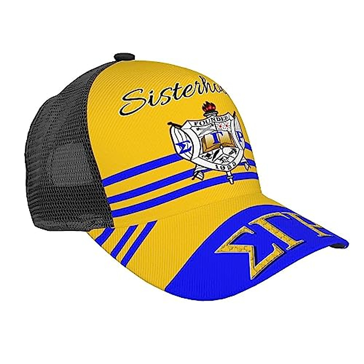 Sigma Gamma Rho Hat, Outdoor Sunshade Baseball Cap, Sister Gift Curved Brim Mesh Baseball Cap