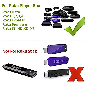 Universal Remote for All Roku TV fit for Roku 1/2/3/4 HD LT XS XD, Hisense/TCL/Sharp/Insignia/ONN/Sanyo/LG/Hitachi/Element roku TV w/ 10 Shortcut Keys [NOT for Roku Stick]