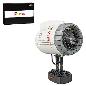 Engine Model CFM LEAP Engine Model Turbofan Engine Motor Model Scientific and Physical Construction Toys for Children (1659 PCS)