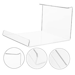 iplusmile 1pc Pot Display Rack Cutting Board Rack Frying Pan Storage Frying Pan Table Stand Plastic Display Stands Plastic Dish Pan Clear Display Stand Frying Pan Display Rack Bracket Simple