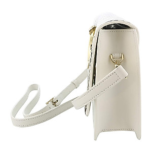 ROBERTO CAVALLI Class White Viper Shoulder Bag for womens