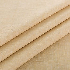 LIBERECOO Vinyl Tablecloth with Flannel Backing Waterproof Oil-Proof Plastic Table Cloth Wipeable PVC Table Cover for Indoor and Outdoor (Champagne Color, 60 x 84 Inch (6-8 Seats))