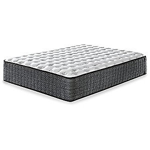 Signature Design by Ashley 14.5 Inch Ultra Luxury Firm Tight Top with Memory Foam Mattress, Queen, White