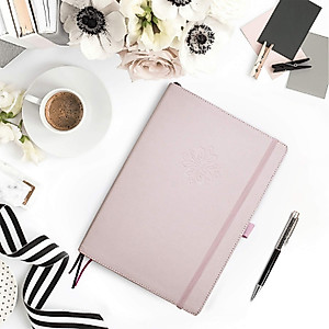 Undated Daily Planner - The Seed Planner - Weekly, Monthly & Yearly Organizer-Productivity Journal with Hourly Agenda, To Do List & Goals 2024 Pink