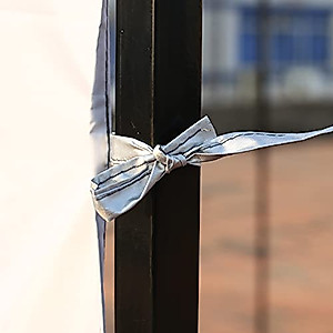 Rinling Instant Canopy Sunwall 10x10 FT, 1 Pack Sidewall Only Khaki