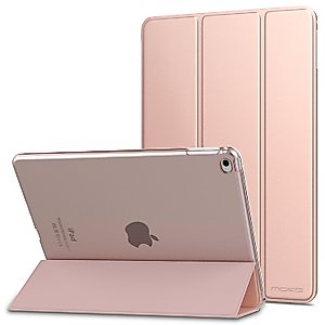 MoKo Case Fit iPad Air 2 - Slim Lightweight Smart Shell Stand Cover with Translucent Frosted Back Protector Fit iPad Air 2 9.7" Tablet, with Auto Wake/Sleep, Rose Gold