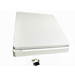 New Replacement Top Upper & Bottom Lower Housing Shell Case Cover Protective Cover for PS4 Slim Console White