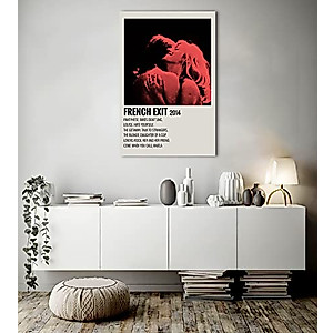 Aorozhi Band Potser Girl Poster French Exit Album Cover Canvas Art Wall Pictures for Modern Office Decor Prints 12" x 18" Unframed