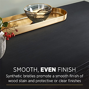 Minwax 427320008 Polycrylic Wood Stain Brush, 2”, White