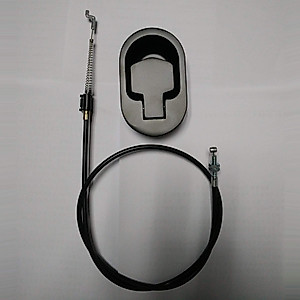 lasenersm 1 Piece Sofa Recliner Replacement Parts Aluminum Metal Pull Recliner Handle with Extension Cable Fits Major Recliner Brands Couch Style Pull Chair Release Handle for Sofa Couch or Recliner