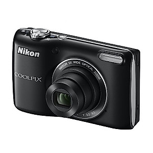 Nikon COOLPIX L26 16.1 MP Digital Camera with 5x Zoom NIKKOR Glass Lens and 3-inch LCD (Black)