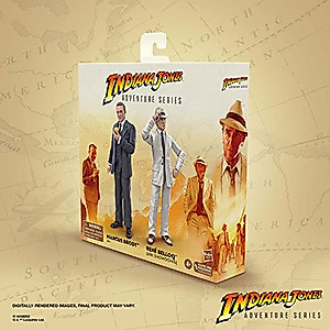 Indiana Jones Adventure Series: Indiana Jones and the Raiders of the Lost Ark, Marcus Brody & René Belloq (Ark Showdown), 6-Inch Action Figures Set