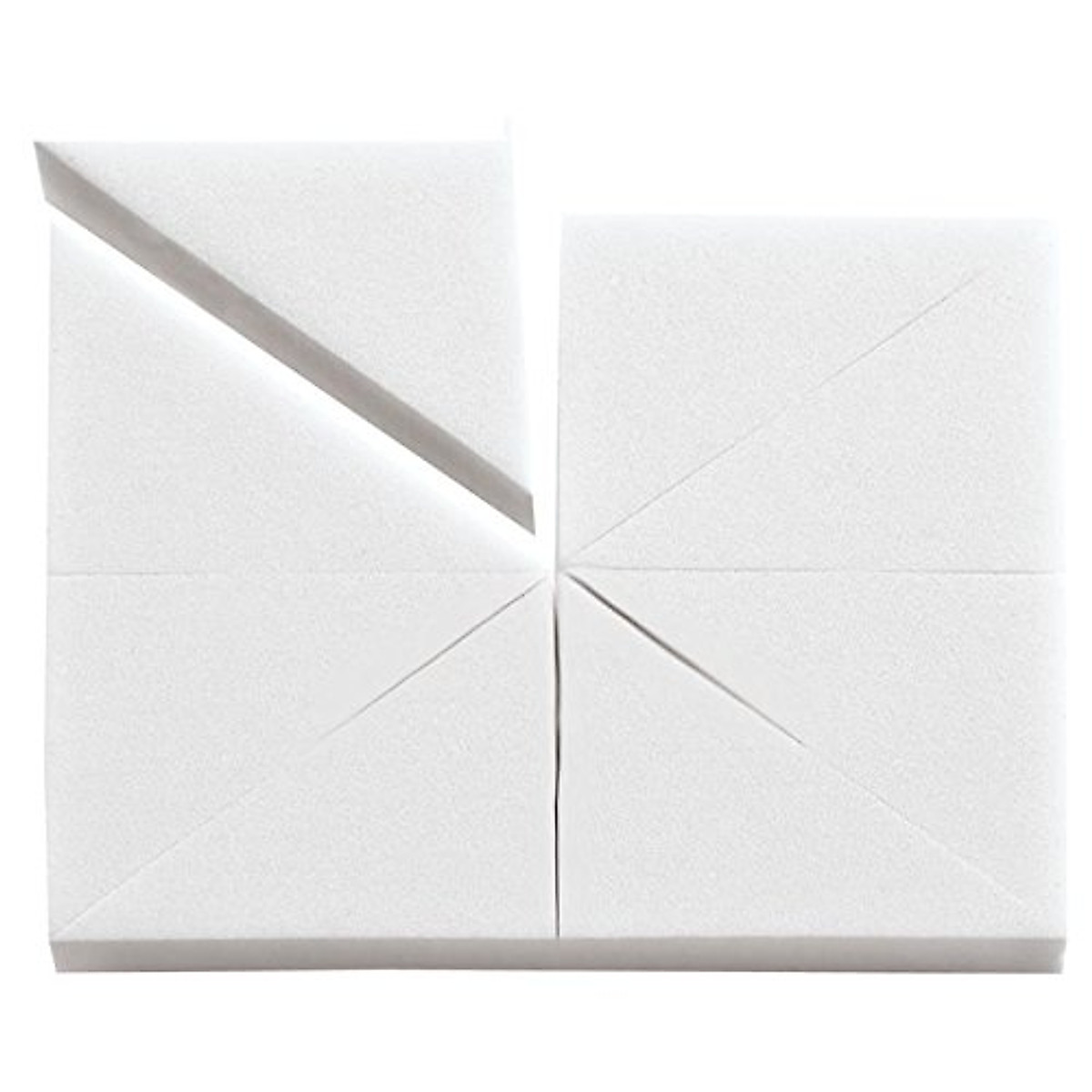 RUCCI Latex-Free Hypoallergenic Nonporous Wedges Oil Resistant For all Skin Types, 32Count, white