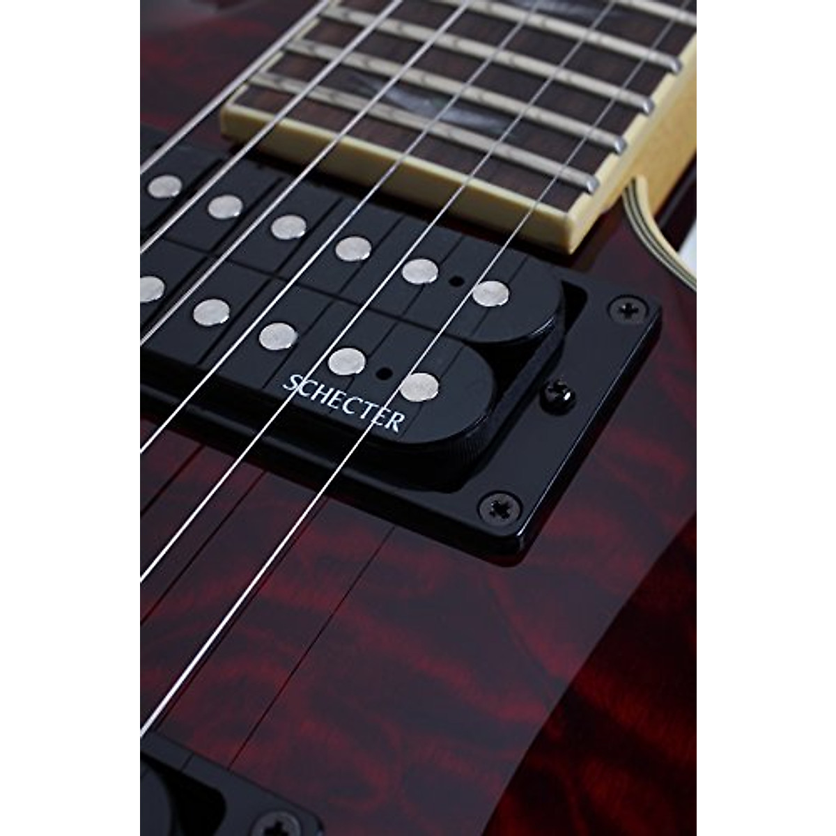 Schecter Omen Extreme-6 FR Electric Guitar - Black Cherry