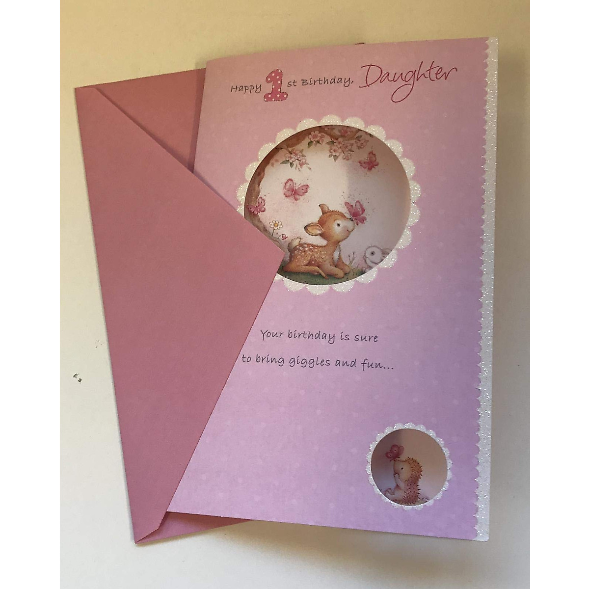 1st Birthday Daughter, Birthday Greetings Card