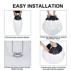 Godox Softbox Lantern Softbox 85cm CS-85D Bowens Mount Softbox Soft Light Modifier for Aputure 300D Mark II 120D Godox SL-60W VL150 SL150WII FV150 AD200PRO AD300 AD400PRO AD600 VL300 VL200 UL150