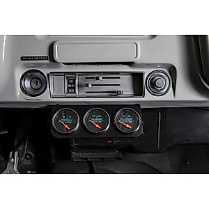 Under Dash 3-Gauge Panel for 1967-72 GM Trucks: Premium Kit with Factory-Matched Styling, Includes Volt, Oil Pressure & Coolant Temperature Gauges, LED Perimeter Lighting