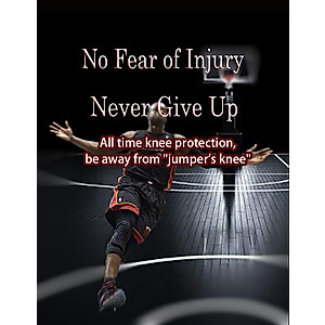 Unlimit Basketball Pants with Knee Pads, Black Basketball Knee Pads Within Basketball Compression Pants, 3/4 Capri Compression Tights Leggings for Youth, Men and Women (XL)