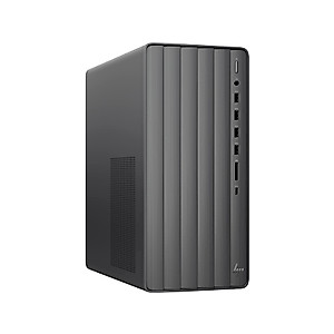 HP Envy Desktop Computer, 11th Gen Intel i5-11400 Processor, HDMI, VGA, USB-C, Wi-Fi 6, Bluetooth, SD Card Reader, Wireless Mouse&KB, Windows 11 Home (32GB RAM | 1 TB PCIe SSD)