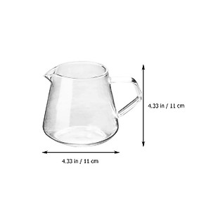 Homoyoyo Coffee 1pc Handle Replacement Mug Iced Serving/Teapot Beverage Storing Home Cups Tea Jug Jar and Ice Steeper Pour Hotel Lid Server Manual Espresso Machine Espresso Machine Espresso Machine