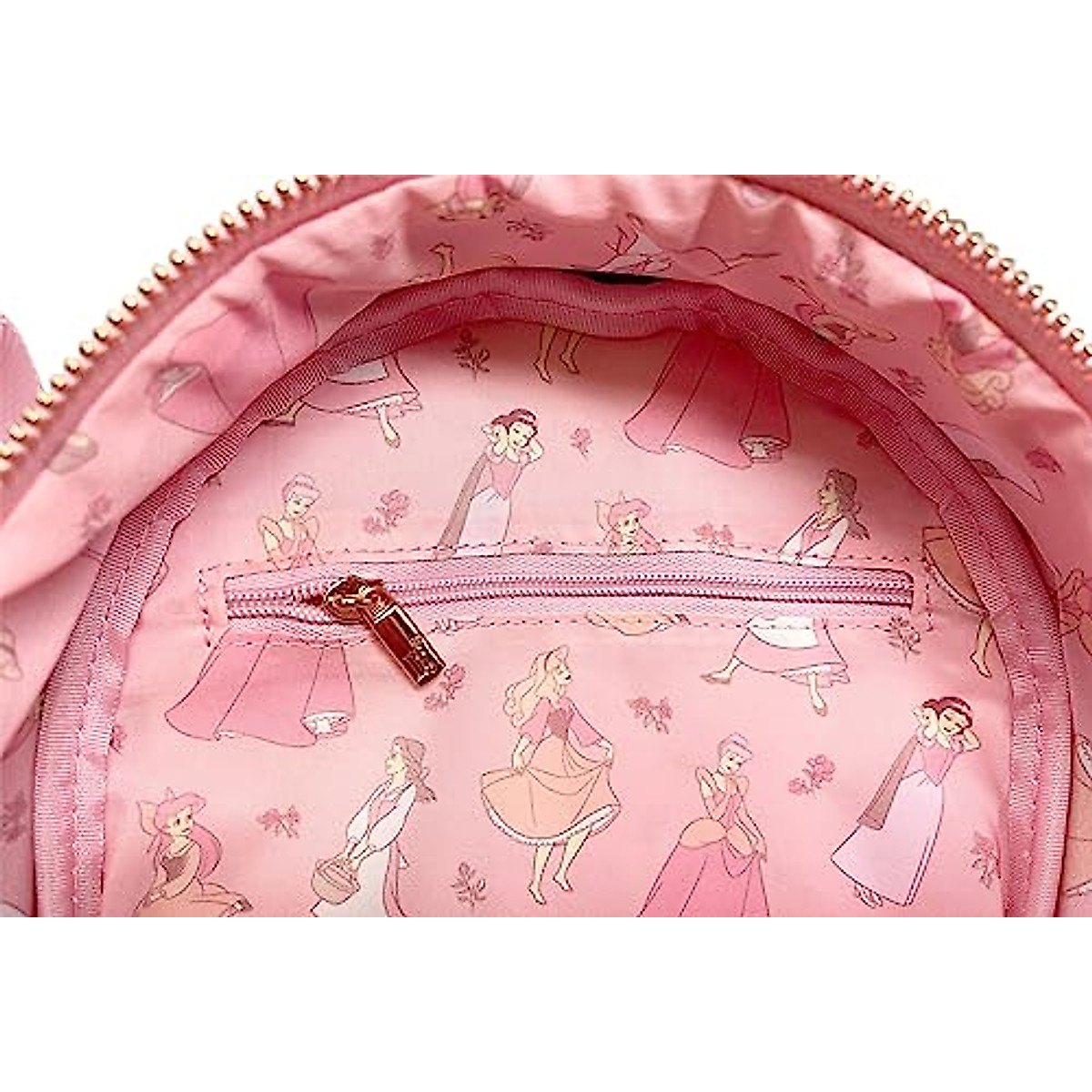 Loungefly Disney Princesses Damask Debossed Womens Double Strap Shoulder Bag Purse