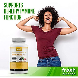 Vitamin C + Elderberry Chewables - Immunity Blend - VIT C 1500mg, Elderberry 600mg, Rose Hips 600mg and Zinc 30mg - Vegan, Non GMO - 90 Chewable Tablets