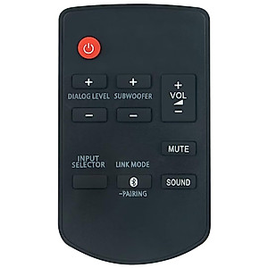 N2QAYC000083 Replaced Remote Control Suitable for Panasonic SC-HTB65 SB-HTB570 SB-HTB770 SB-HWA770 SC-HTB170 SC-HTB170G SC-HTB370 SC-HTB70 SC-HTB770 SU-HTB370 Home Cinema Speaker Theater Audio System