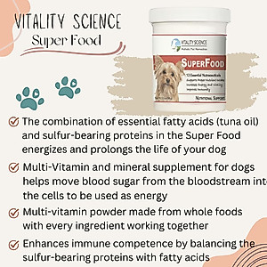 Super Food Supplement for Dogs - Increase Necessary Vitamin Intake (98g)