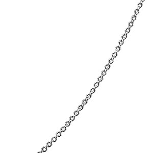 Bling Jewelry Classic Fine Thin 1 MM Strong Rolo Link Cable Chain Necklace for Women Men .925 Sterling Silver 18 Inch