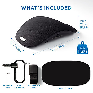 VOLTORB Car Air Purifier with HEPA Filtration System, Replaceable Carbon Activated Filter, Cabin Air Purifiers Air Cleaner with Speed Control for Smoke Pollen Dander Hair Smell, Black