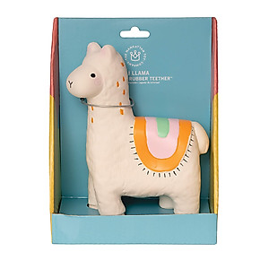 Manhattan Toy Fruity Paws Lili Llama 100% Natural Rubber Baby Teether Toy Multi