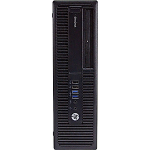 HP EliteDesk 800 G2 SFF Desktop PC Intel i7-6700 up to 4.00GHz 32GB New 1TB NVMe SSD + 2TB HDD Built-in WiFi AC1200 HDMI BT Dual Monitor Support Wireless Keyboard and Mouse Win10 Pro (Renewed)