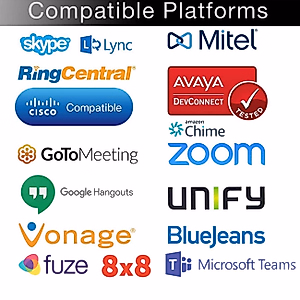 Poly SYNC 20 USB-C Speakerphone - Globa Teck Worldwide Bundle with Universal Charger - for Streaming Voice/Video, Distance Learning, Remote Work, School,Conferencing Apps - Zoom, Webex, Meet, Teams