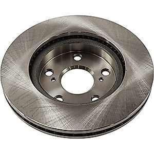 OIICMPX Front Brake Disc Rotors and Pads Kit (Cast Iron) 17004003